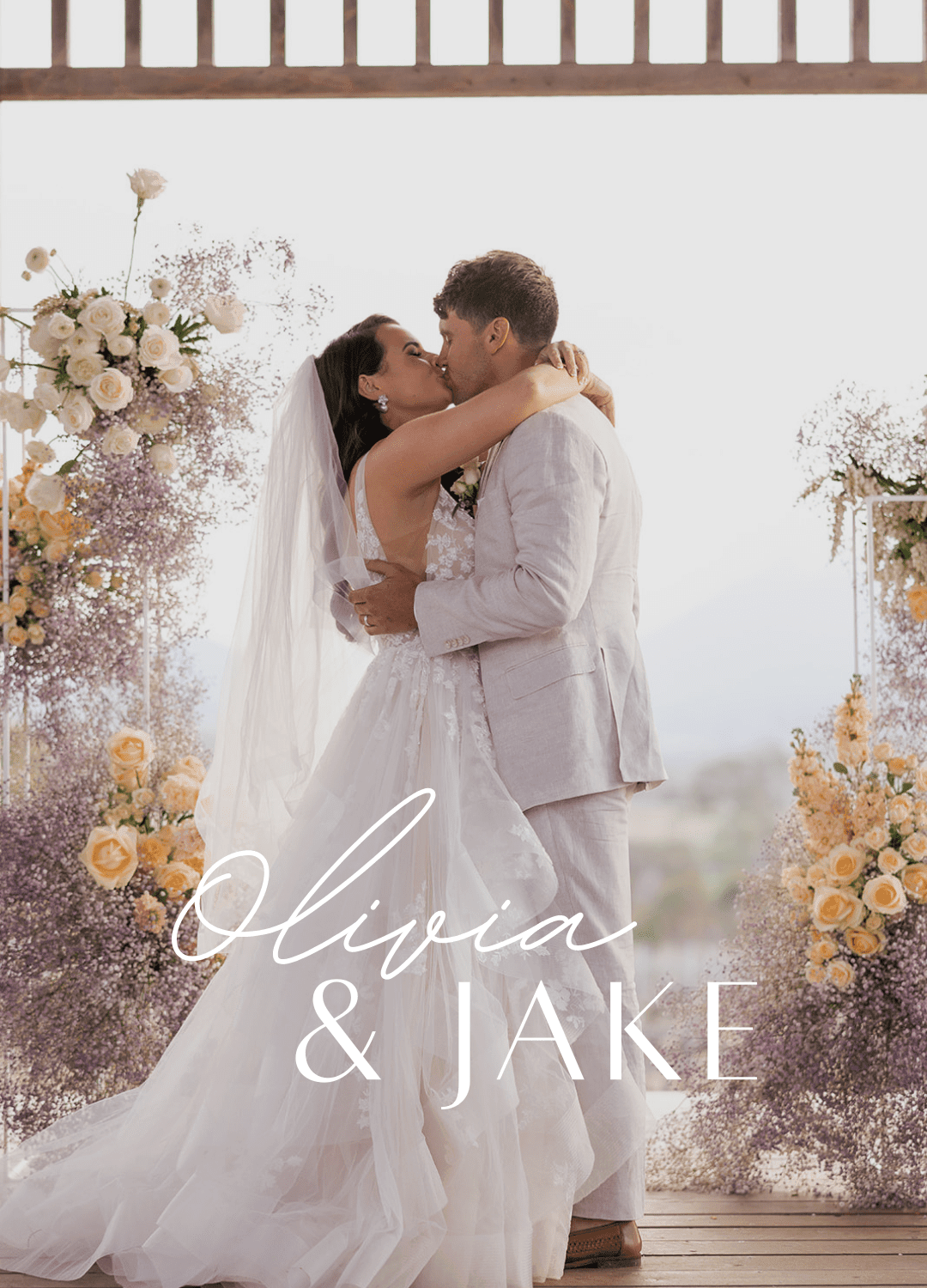 The Perfect Pair: Olivia & Jake (+ Merlot) – White Lily Couture