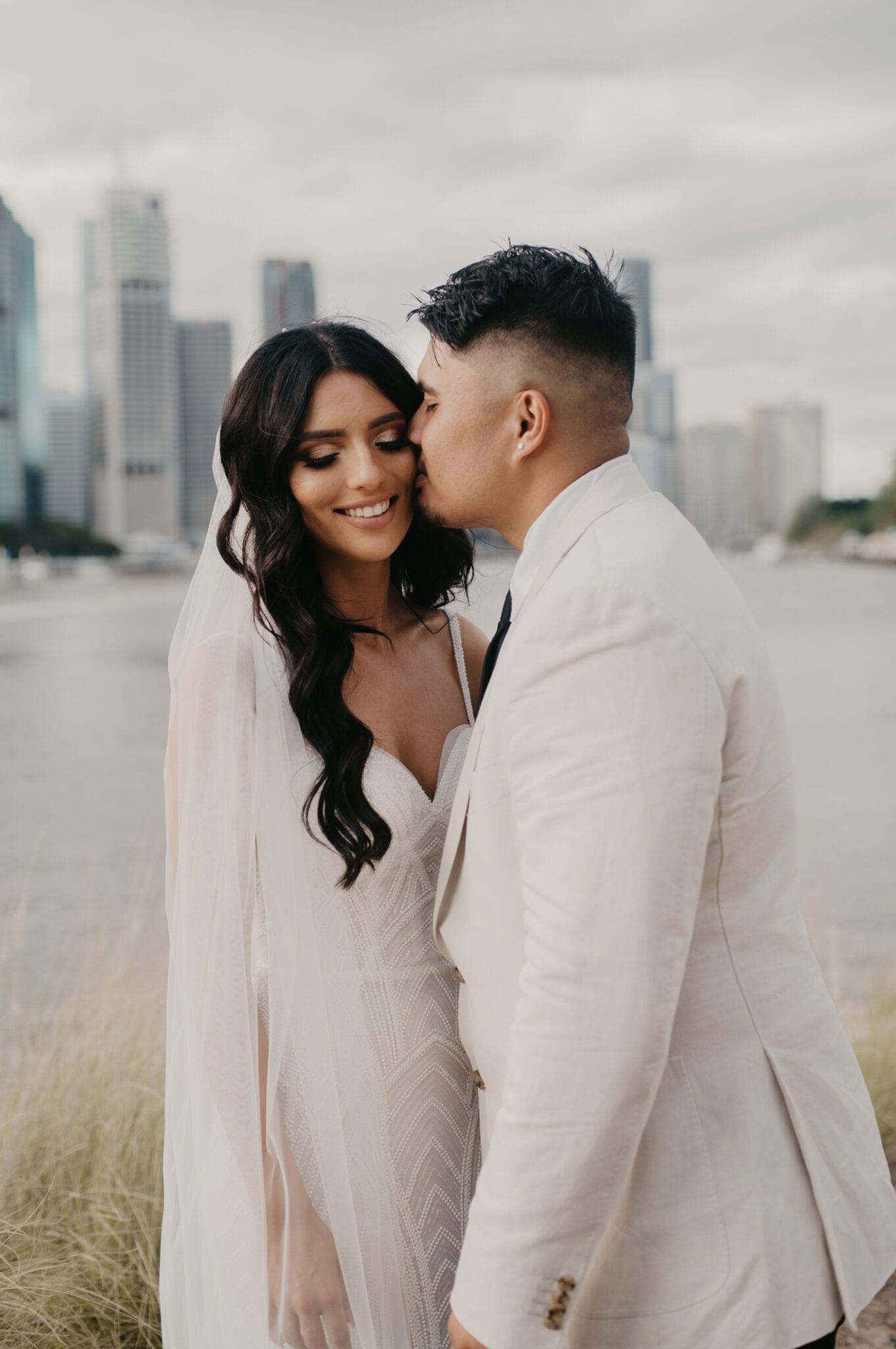 | Danielle and Jicaro's Romantic Ceremony – White Lily Couture